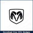 Dodge Ram Logo Free SVG Download | SVG & PNG Design-100%