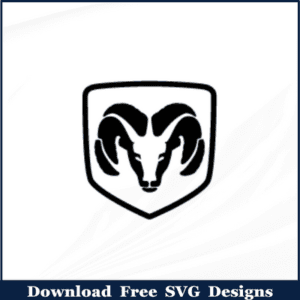 Dodge Ram Logo Free SVG Download | SVG & PNG Design-100%