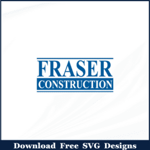 Fraser Construction Brand Logo SVG free Download