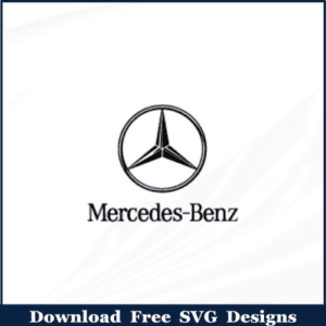 Mercedes Benz Car logo Free SVG Download-100%Free